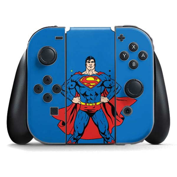 Skinit DC Comics Superman Vintage Chest Nintendo Switch Joy Con ...