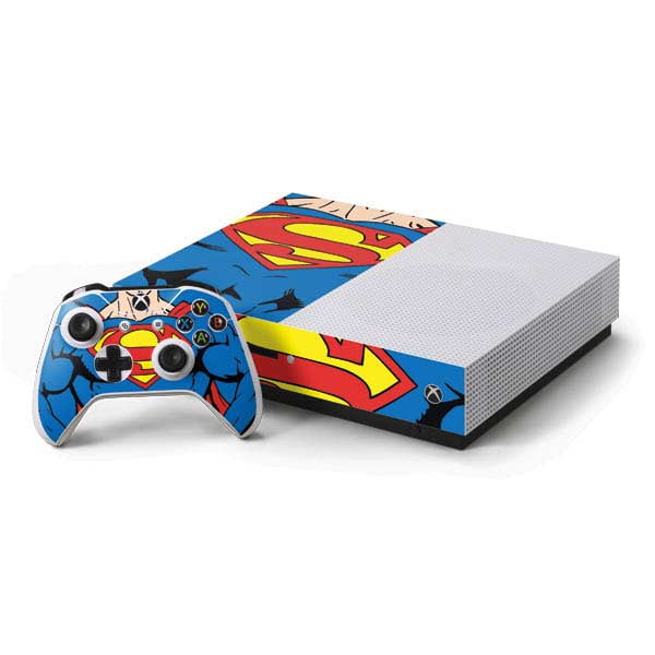 Skinit DC Comics Superman Vintage Chest Xbox One S Console and Controller Bundle Skin - Walmart.com
