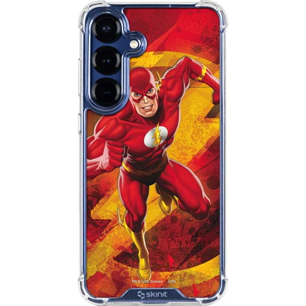 Skinit DC Comics The Flash Action Pose Galaxy S25 Plus Clear Case ...