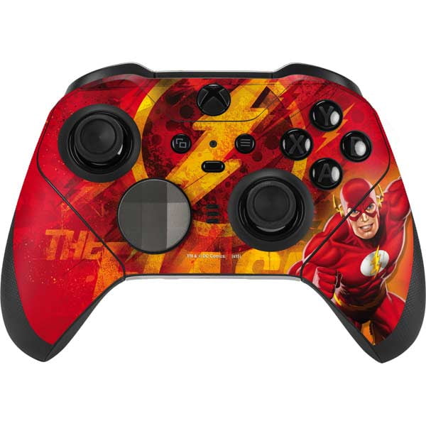 Skinit DC Comics The Flash Action Pose Xbox Elite Wireless Controller ...