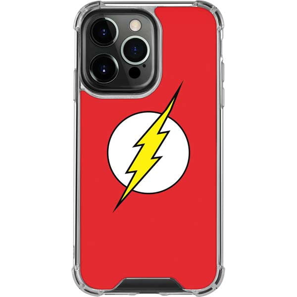 Skinit DC Comics The Flash Original Emblem iPhone 16 Pro Clear Case ...