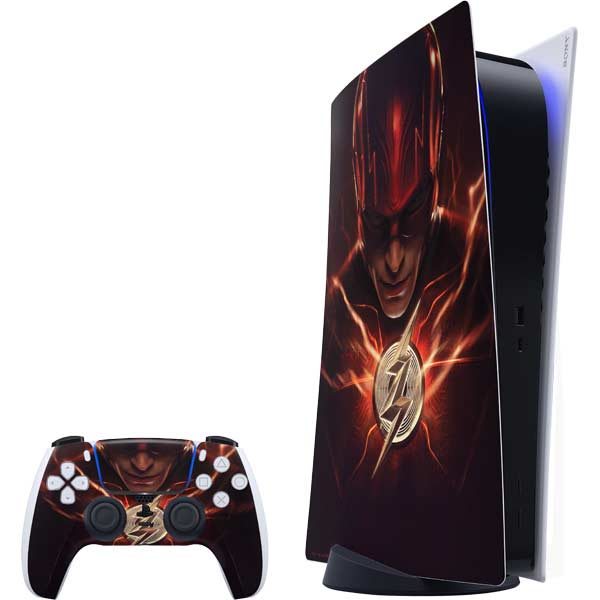 Skinit DC Comics The Flash Movie: The Flash Poster PS5 Bundle Skin ...