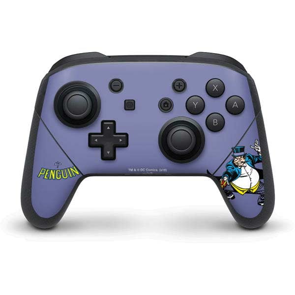 Skinit DC Comics The Penguin Portrait Nintendo Switch Pro Controller ...