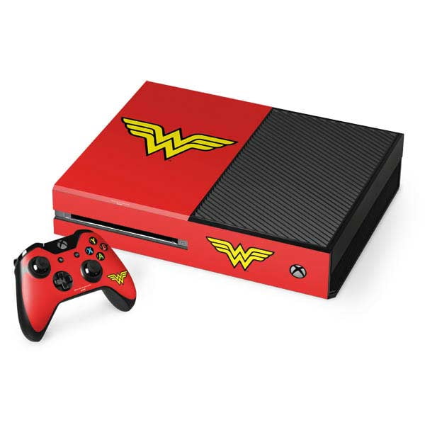 Skinit DC Comics Wonder Woman Classic Logo Xbox One Console and ...