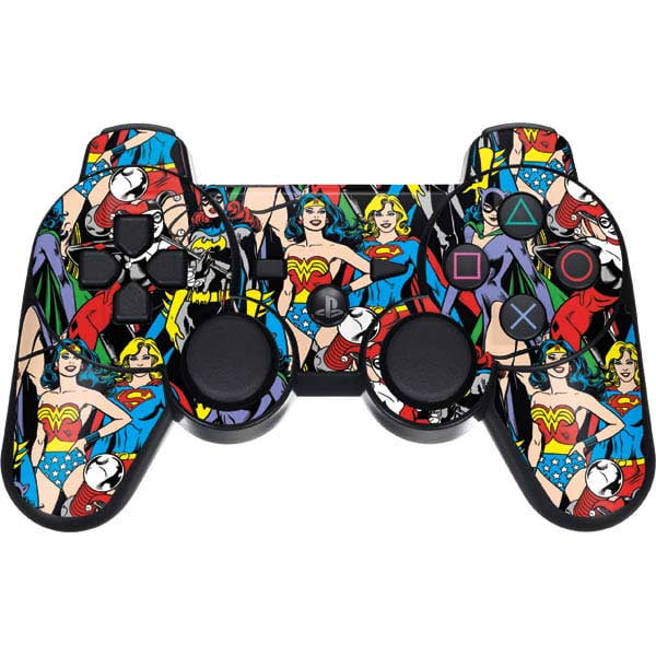 Skinit DC Comics Wonder Woman DC Bombshells Characters Pattern PS3 Dual ...