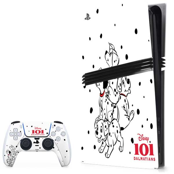 Skinit Disney 101 Dalmatians Puppy pile PS5 Pro Bundle Skin - Walmart.com