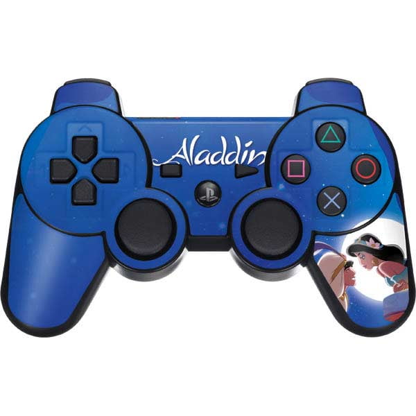 Skinit Disney Aladdin and Princess Jasmine Kiss PS3 Dual Shock wireless ...