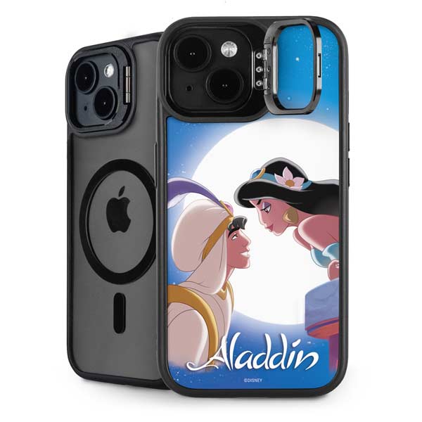 Skinit Disney Aladdin and Princess Jasmine Kiss iPhone 15 Kickstand ...