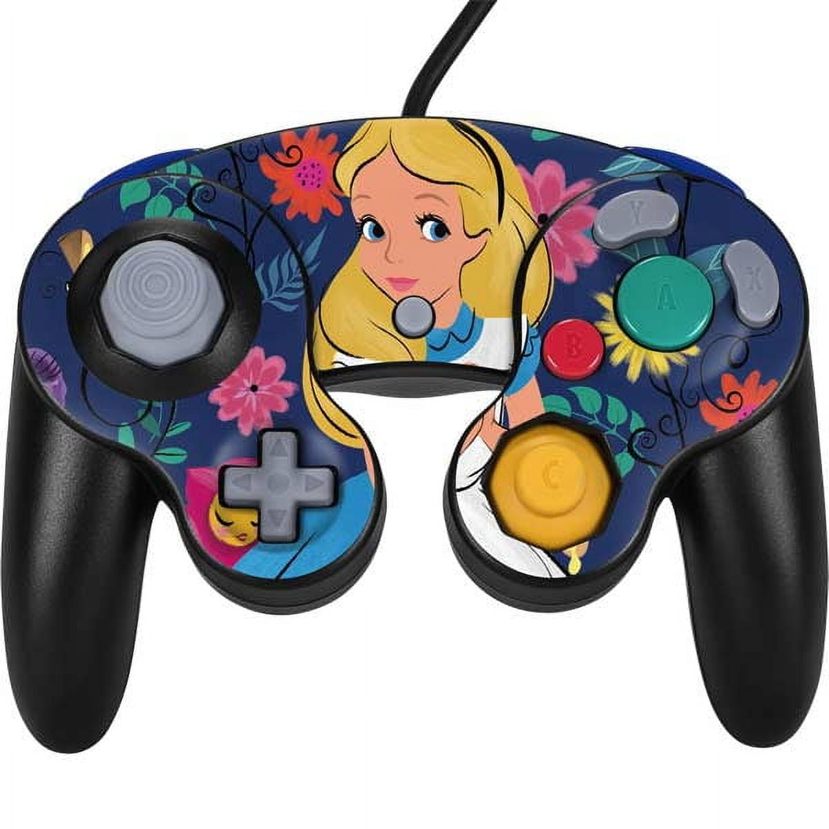 Skinit Disney Alice in Wonderland (animated) Floral Print Nintendo GameCube Controller Skin ...