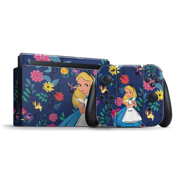 Skinit Disney Alice in Wonderland (animated) Floral Print Nintendo ...