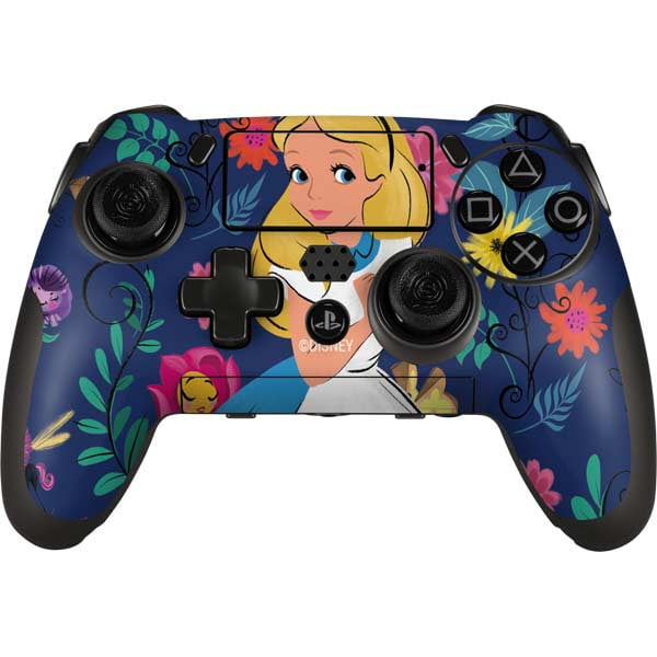 Skinit Disney Alice in Wonderland (animated) Floral Print PlayStation Scuf Vantage 2 Controller ...