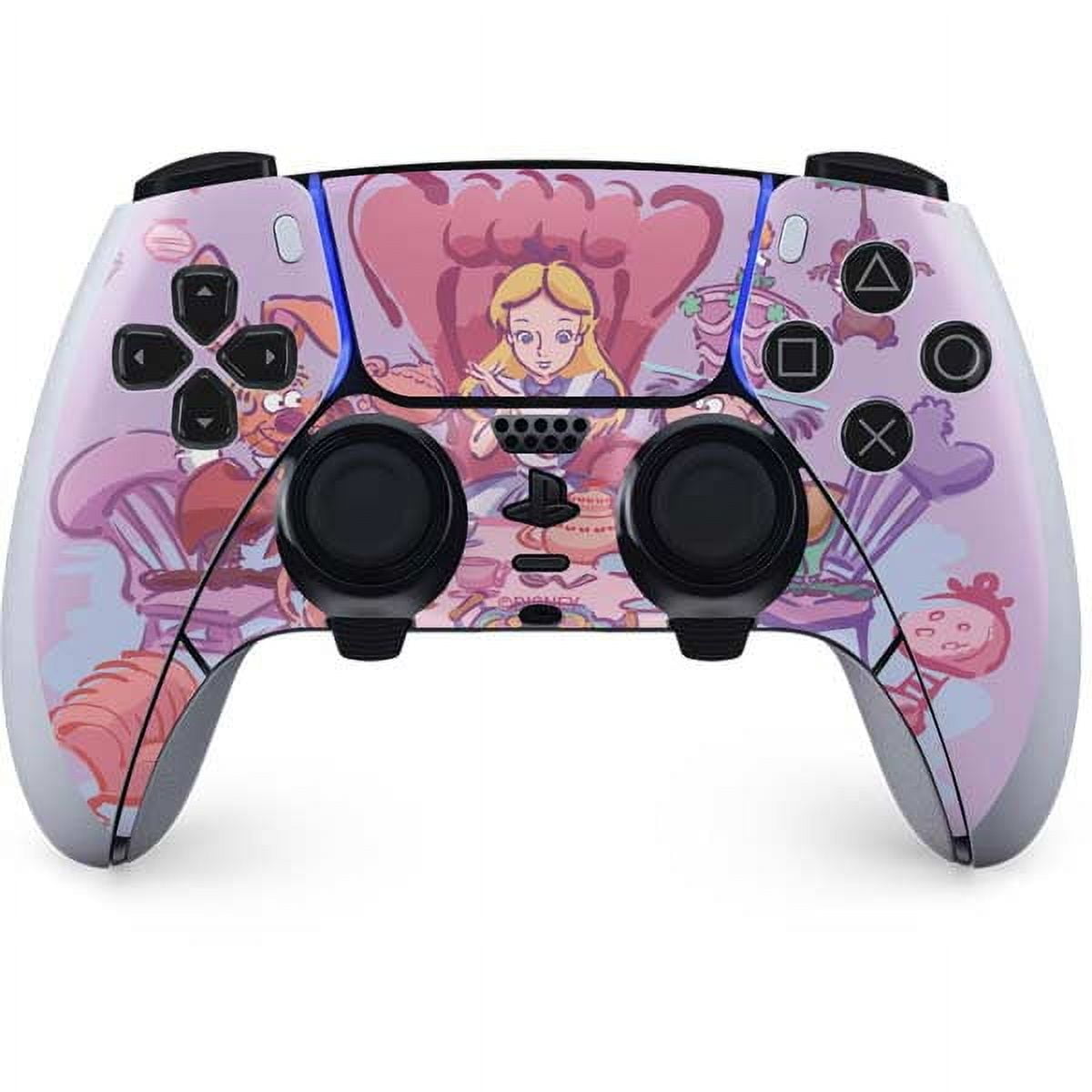 Skinit Disney Alice in Wonderland (animated) Mad Tea Party PS5 DualSense Edge Pro Controller ...