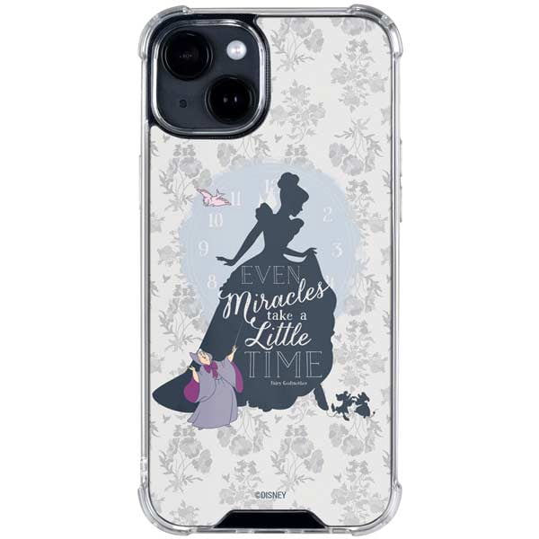 Skinit Disney Cinderella Miracles Take Time Silhouette iPhone 15 Clear ...