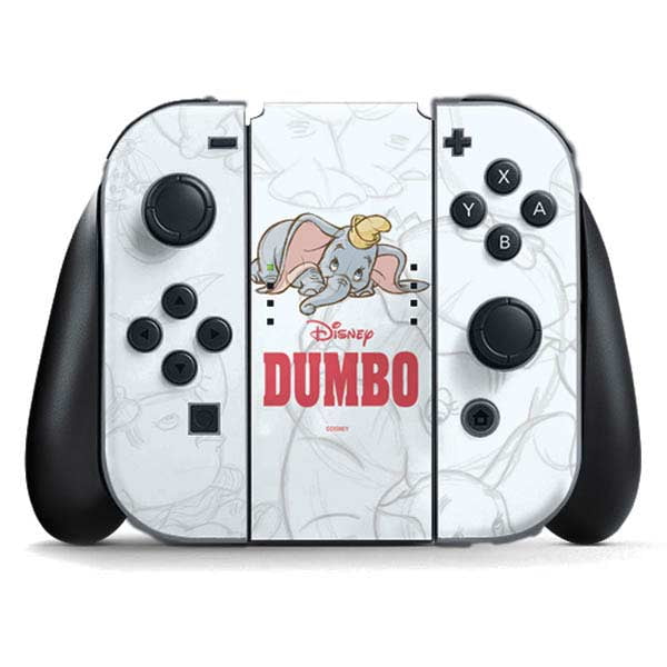 Skinit Disney Dumbo Classic sketched portrait Nintendo Switch Joy Con ...