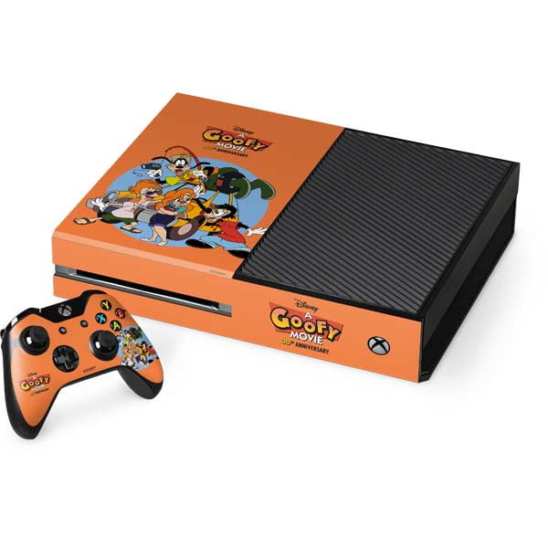 Skinit Disney Goofy Movie Group Xbox One Console and Controller Bundle ...