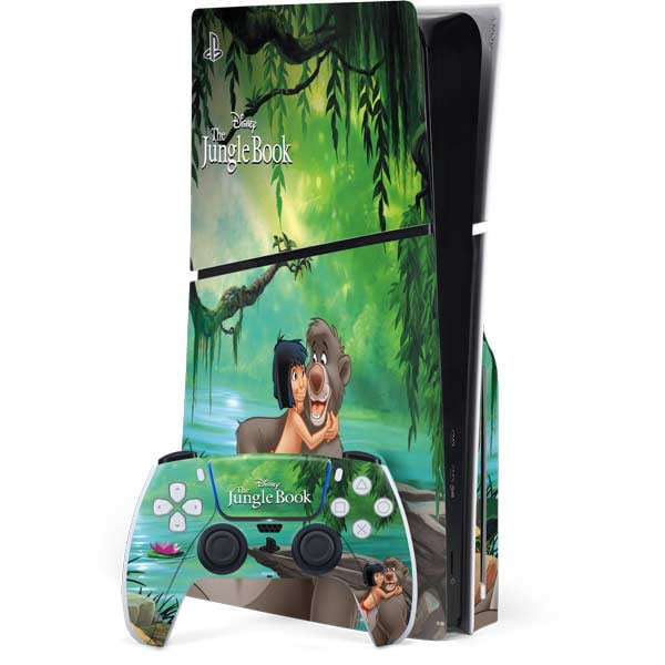 Skinit Disney Jungle Book Mogli and Baloo PS5 Slim Disk Bundle Skin ...