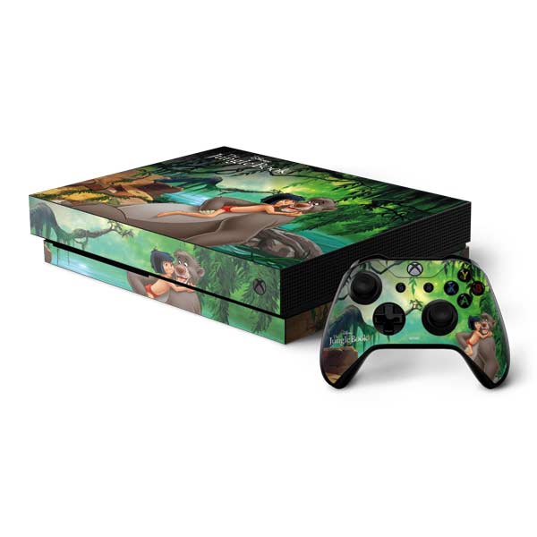 Skinit Disney Jungle Book Mogli and Baloo Xbox One X Bundle Skin ...