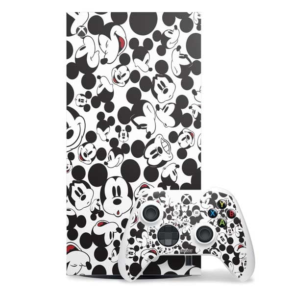 Skinit Disney Mickey Mouse Face Pattern XBox Series X Digital Edition ...