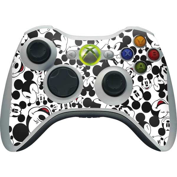 Skinit Disney Mickey Mouse Face Pattern Xbox 360 Wireless Controller ...