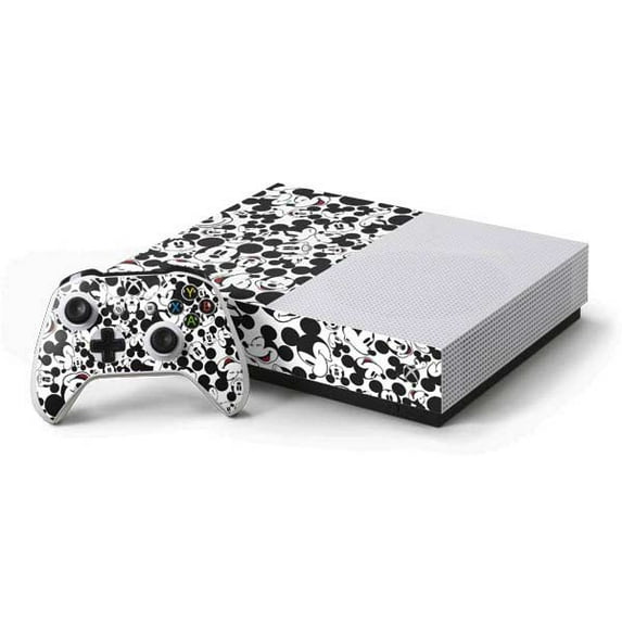 Skinit Disney Mickey Mouse Face Pattern Xbox One S All-Digital Edition ...