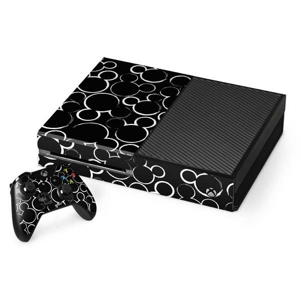 Skinit Disney Mickey Mouse Logo Pattern Xbox One Console and Controller ...