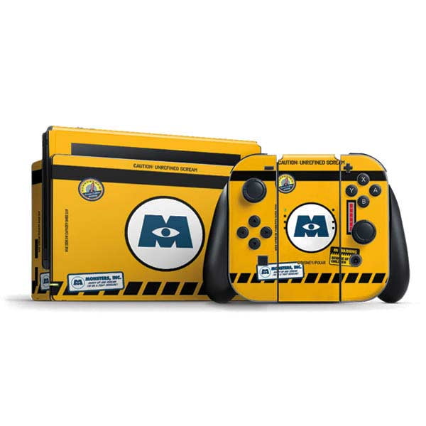 Skinit Disney Monsters Inc. Scream Canister Nintendo Switch Bundle Skin ...