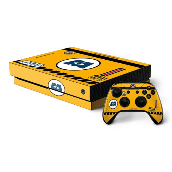 Skinit Disney Monsters Inc. Scream Canister Xbox One X Bundle Skin ...