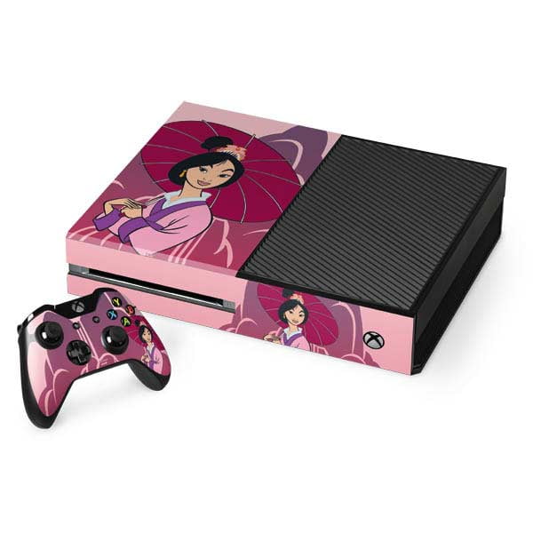 Skinit Disney Mulan with Umbrella Xbox One Console and Controller ...