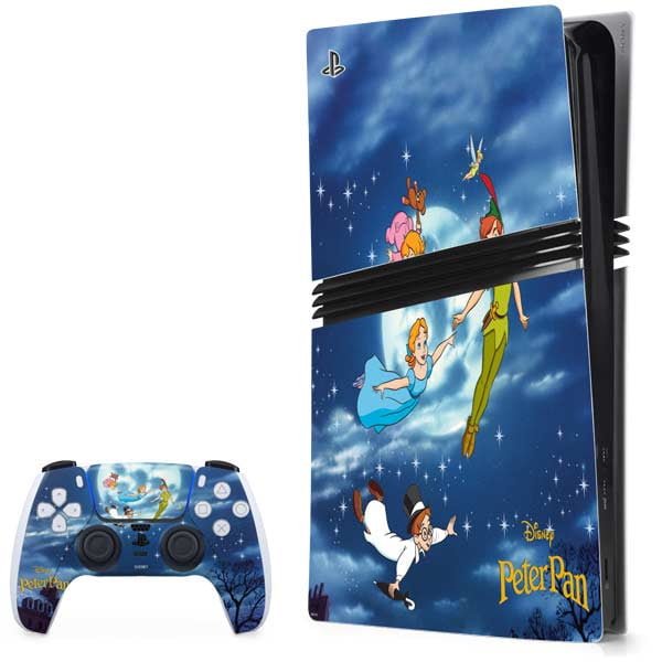 Skinit Disney Peter Pan Wendy and the Boys to Neverland PS5 Pro Bundle ...