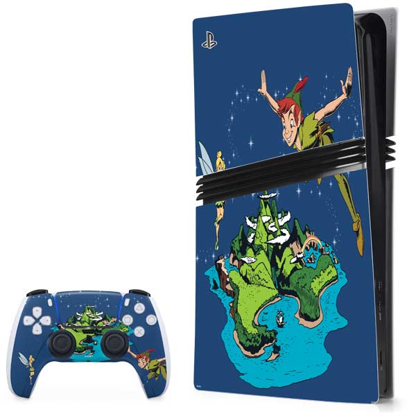 Skinit Disney Peter Pan and Tinker Bell in Neverland PS5 Pro Bundle ...