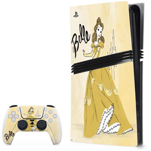 Skinit Disney Princess Belle Art PS5 Pro Bundle Skin - Walmart.com