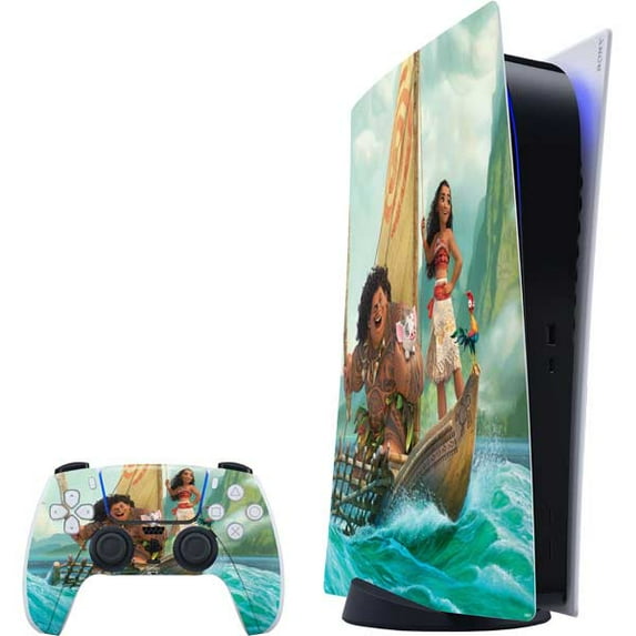 Skinit Disney Princess Moana and Maui Set Sail PS5 Digital Edition ...