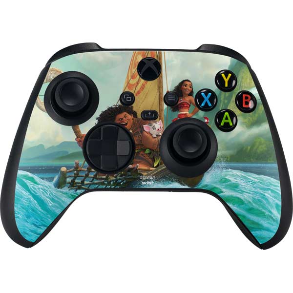 Skinit Disney Princess Moana and Maui Set Sail Xbox Series X Controller ...