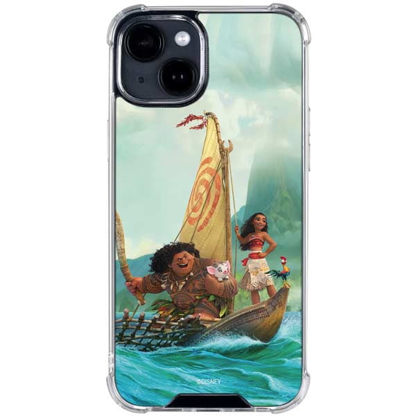 Skinit Disney Princess Moana and Maui Set Sail iPhone 15 Plus Clear ...