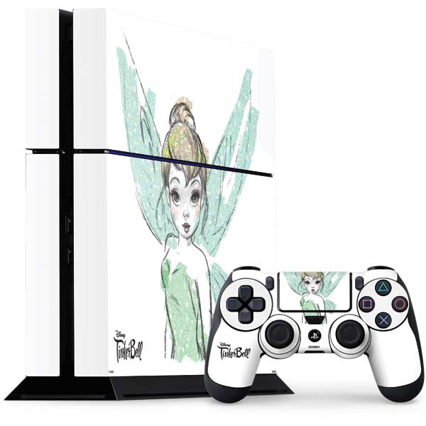 Skinit Disney Tinker Bell Watercolor Fairy Art PS4 Console and ...