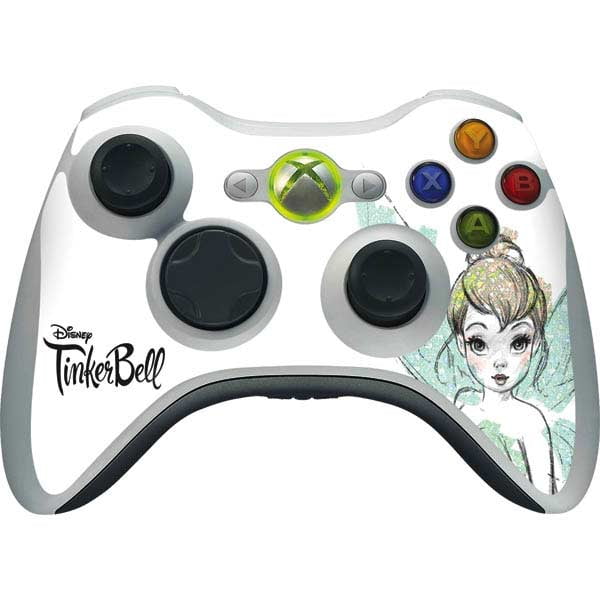 Skinit Disney Tinker Bell Watercolor Fairy Art Xbox 360 Wireless ...