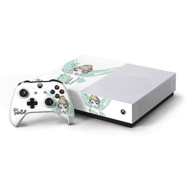 Skinit Disney Tinker Bell Watercolor Fairy Art Xbox One S All-Digital ...