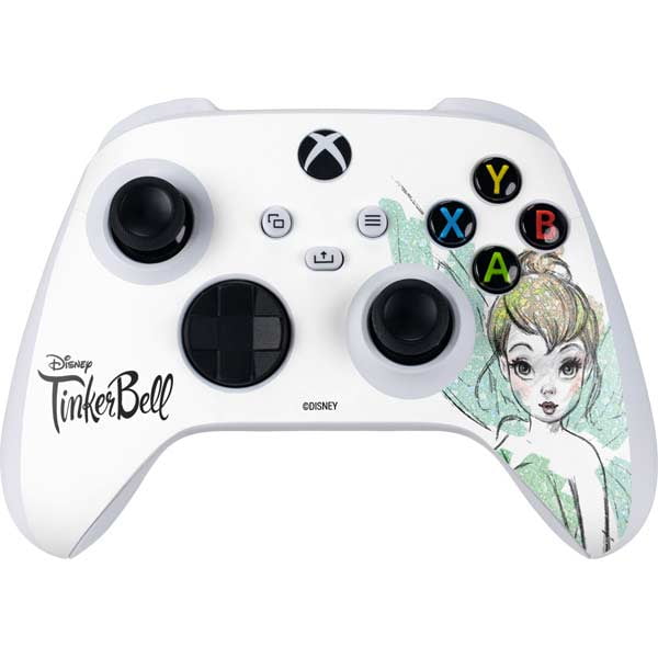 Skinit Disney Tinker Bell Watercolor Fairy Art Xbox Series S Controller ...