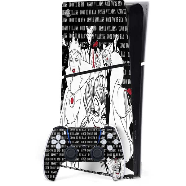 Skinit Disney Villains Characters Art PS5 Slim Digital Edition Bundle ...