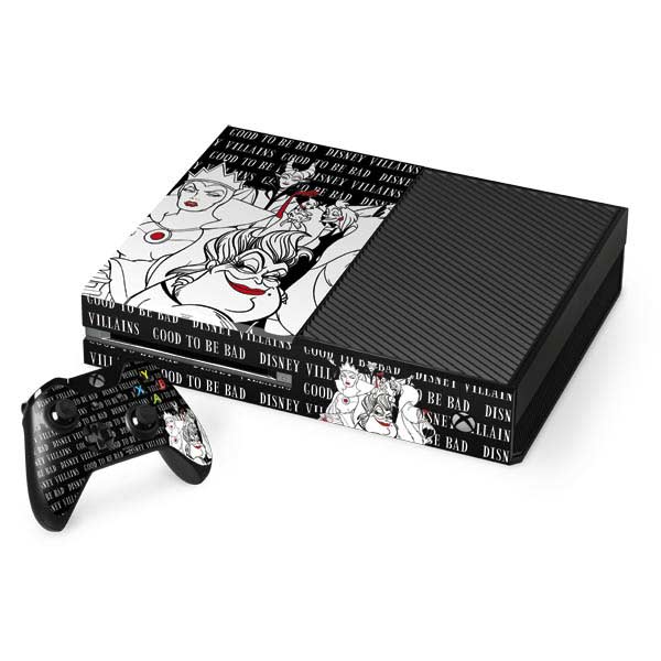 Skinit Disney Villains Characters Art Xbox One Console and Controller ...