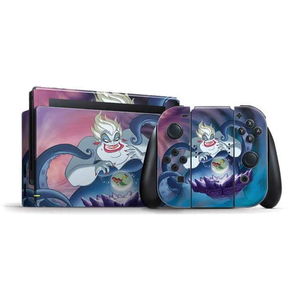 Skinit Disney Villains Ursula Ariel and Flounder Nintendo Switch Bundle ...