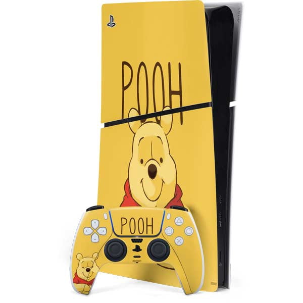 Skinit Disney Winnie the Pooh Portrait PS5 Slim Digital Edition Bundle ...