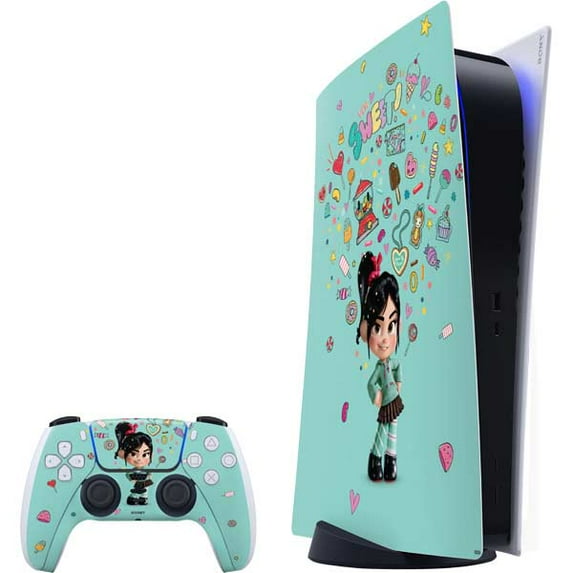 Skinit Disney Wreck-it Ralph Vanellope Sugar Icons PS5 Bundle Skin ...