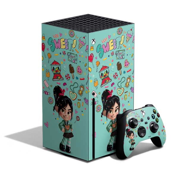 Skinit Disney Wreck-it Ralph Vanellope Sugar Icons Xbox Series X Bundle ...