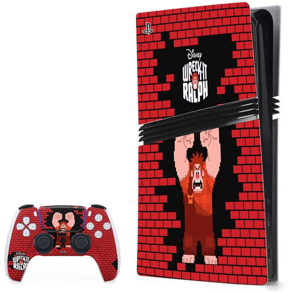 Skinit Disney Wreck-it Ralph Vintage Arcade PS5 Pro Bundle Skin ...