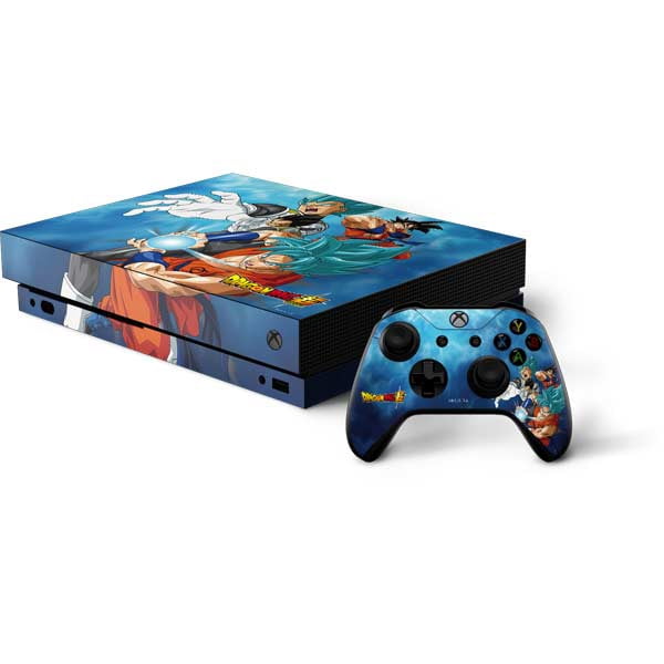 Skinit Dragon Ball Super Goku Vegeta Super Ball Xbox One X Bundle Skin ...
