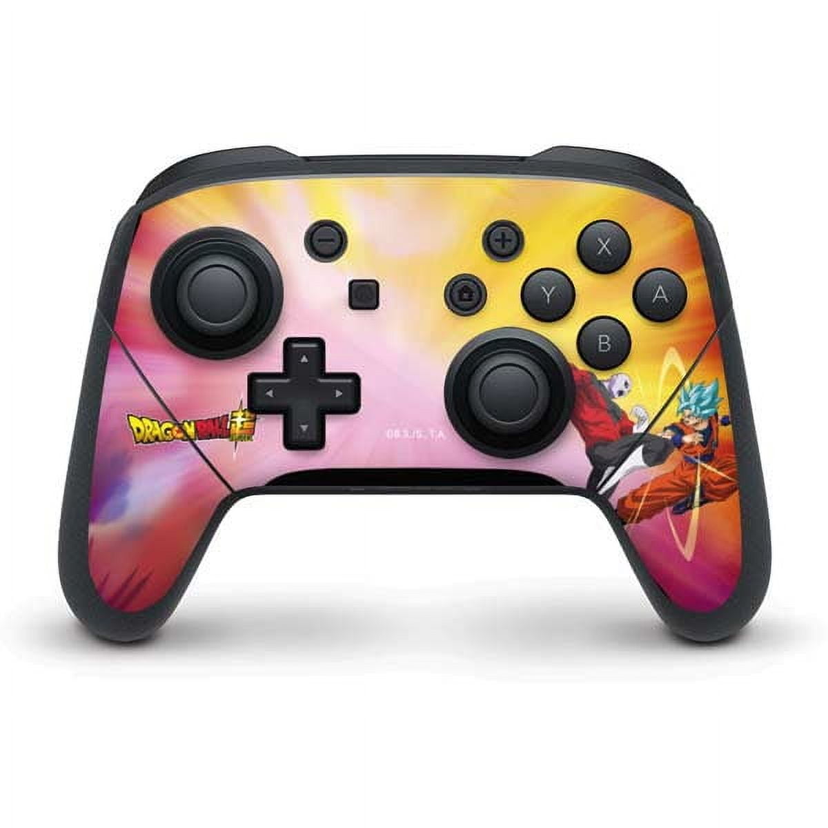 Skinit Dragon Ball Super Goku vs Jiren Fate of the Universe Nintendo Switch Pro Controller Skin ...