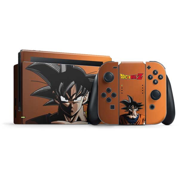 Skinit Dragon Ball Z Goku Portrait Nintendo Switch Bundle Skin ...