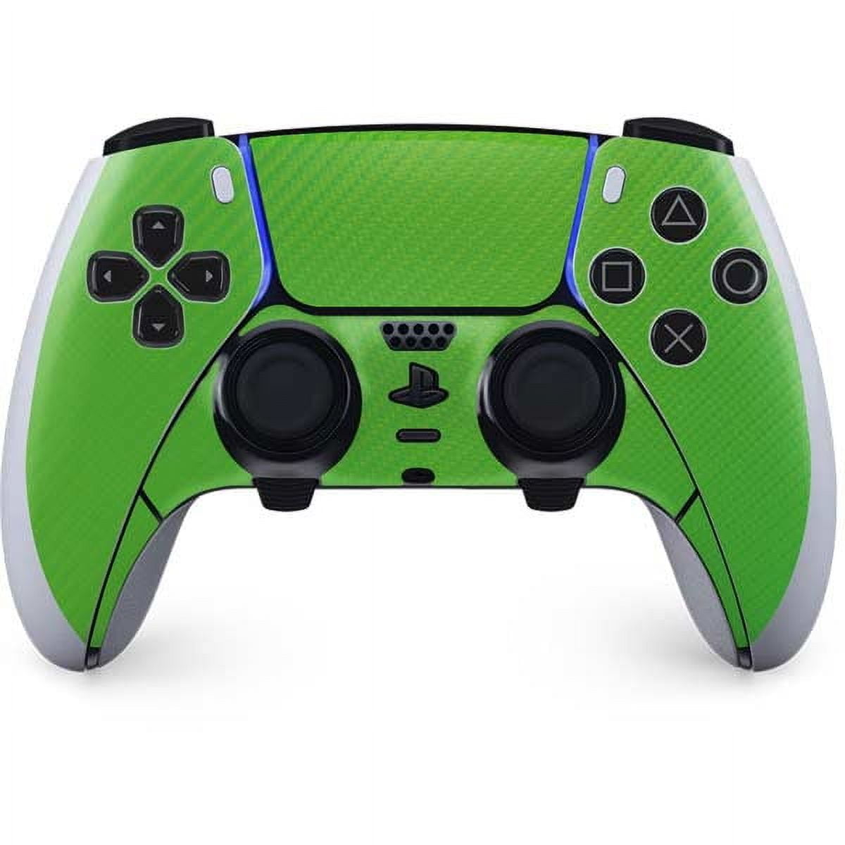 Skinit Green Carbon Fiber Specialty Texture Material PS5 DualSense Edge ...