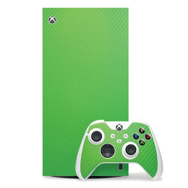 Skinit Green Carbon Fiber Specialty Texture Material XBox Series X ...